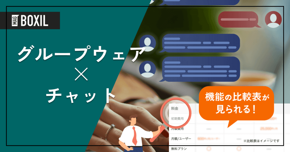 チャット機能を搭載したグループウェア8選 - 機能・料金比較 | BOXIL Magazine
